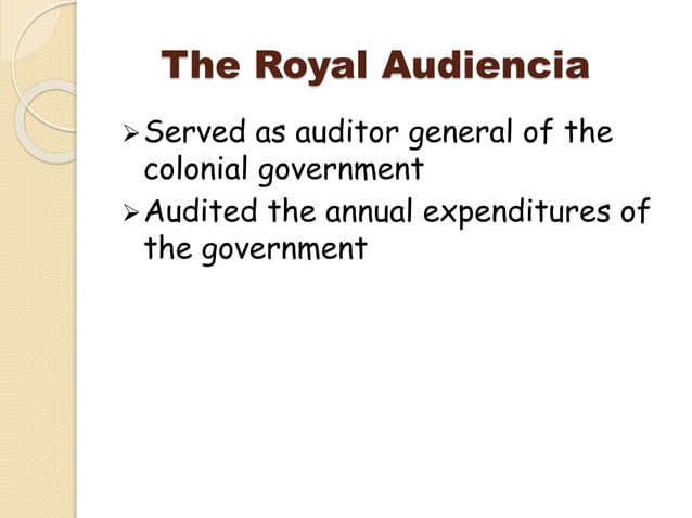 History : THE SPANISH COLONIAL SYSTEM | PPTX