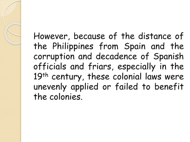 History : THE SPANISH COLONIAL SYSTEM | PPTX