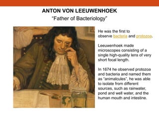 Contributions of renowned scientists in Microbiology | PPTX