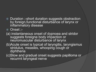 History taking in respiratory system | PPTX