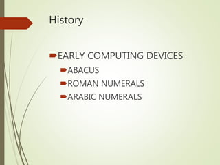 History of Computer | PPTX