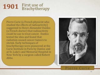 History of radiation therapy and application | PPTX