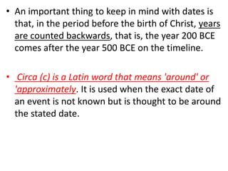 What is History and Prehistory | PPTX