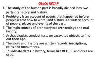 What is History and Prehistory | PPTX