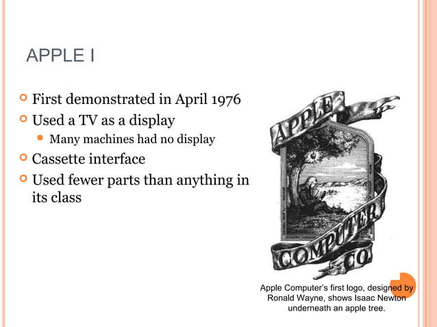 History of apple incorporation | PPT | Computing | Technology & Computing