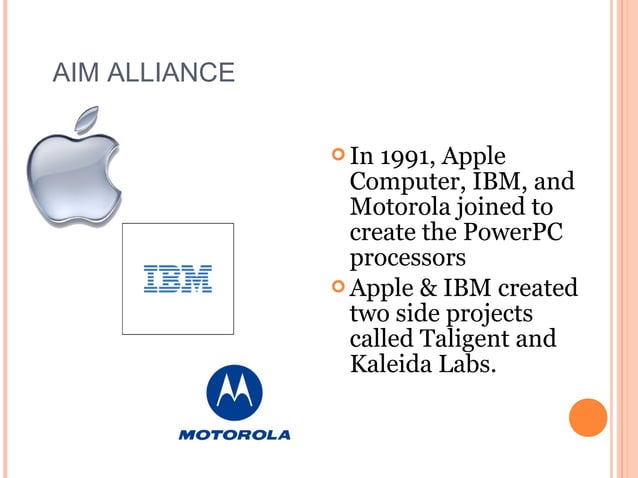 History of apple incorporation | PPT | Computing | Technology & Computing