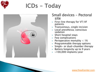 History of ICDs (Internal Cardiac Defibrillators) | PPTX