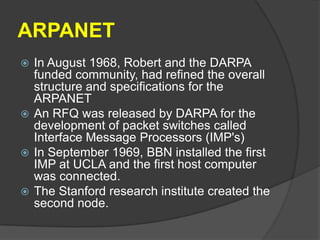 History of the internet | PPTX
