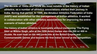 Historical development of track and field in national and international ...