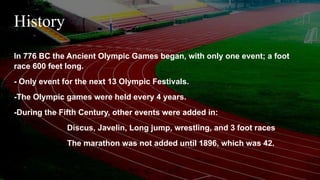 Historical development of track and field in national and international ...