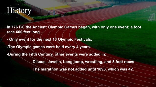 Historical development of track and field in national and international ...