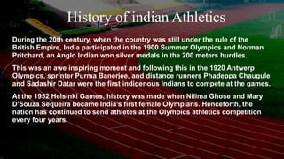 Historical development of track and field in national and international ...
