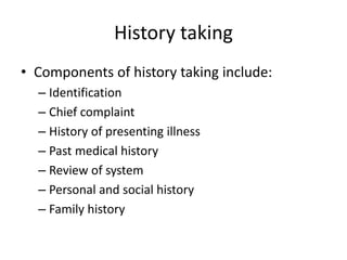 History taking and lhysical examination.pptx