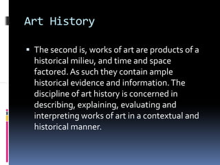 art history and its methodologies briefly explained | PDF