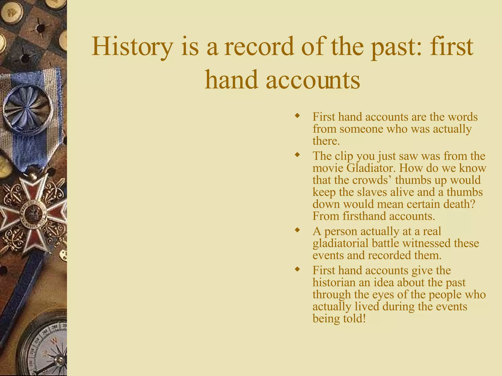 What is History? | PPT | Movies | Entertainment