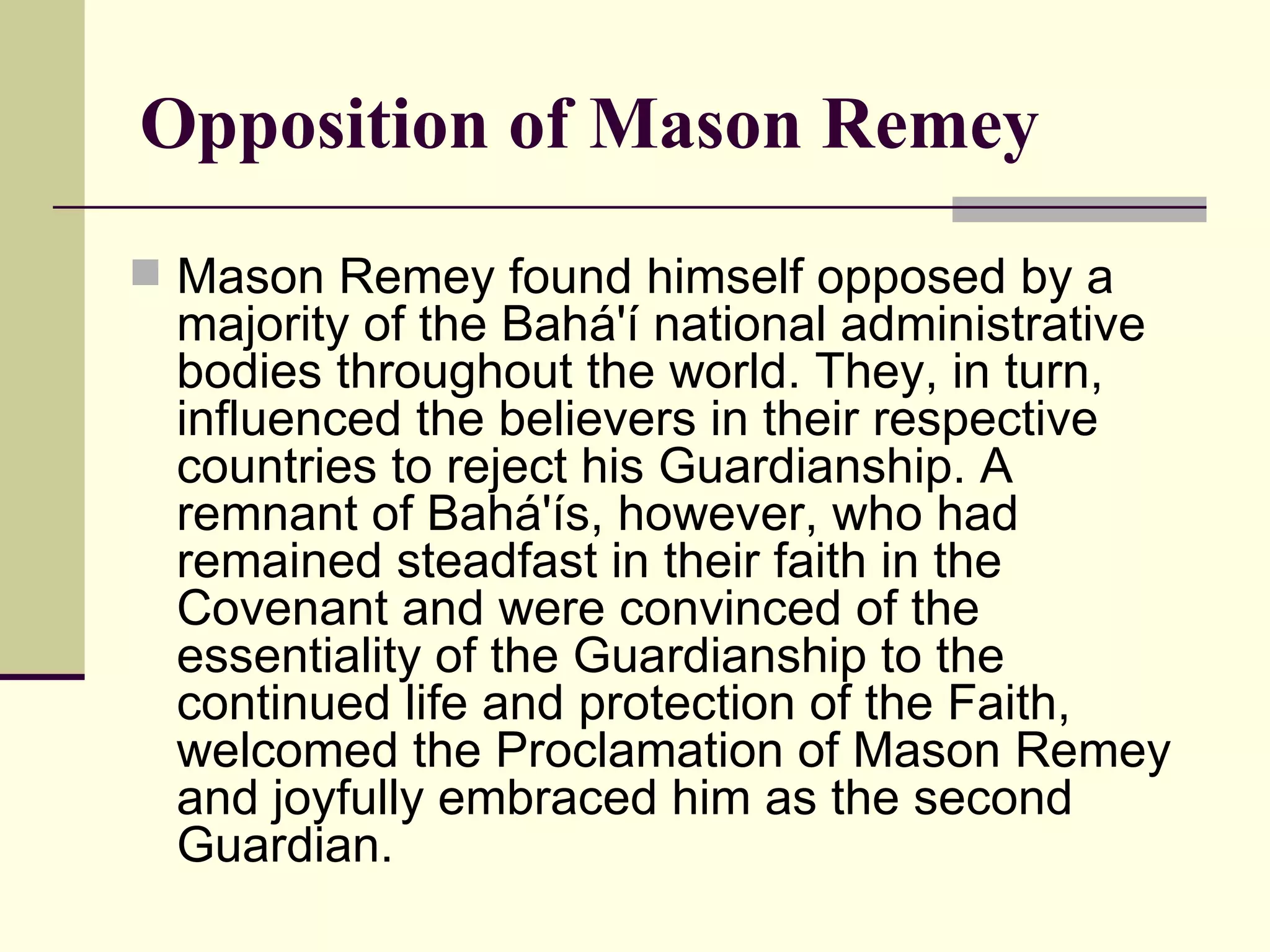 History bahai faith | PPT