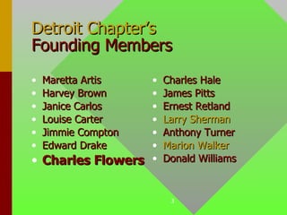 BDPA Detroit History (1981-2001) | PPT
