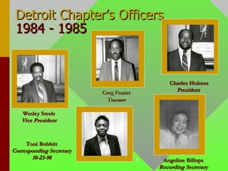 BDPA Detroit History (1981-2001) | PPT
