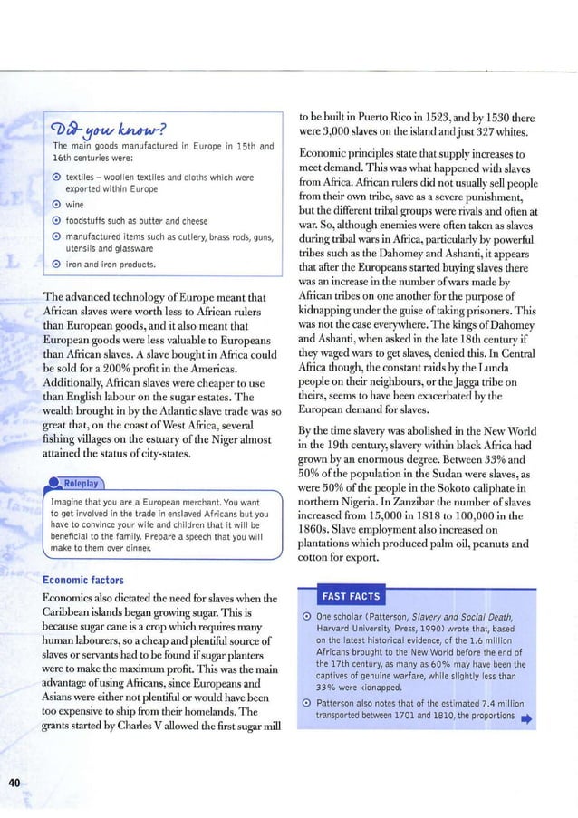 History - Caribbean History for CSEC.pdf | Desserts and Baking | Food ...