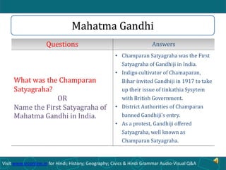 ICSE Class X History - Mahatma Gandhi and National Movement | PPTX