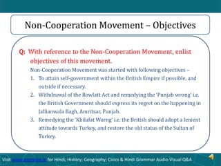 ICSE Class X History - Mahatma Gandhi and National Movement | PPTX
