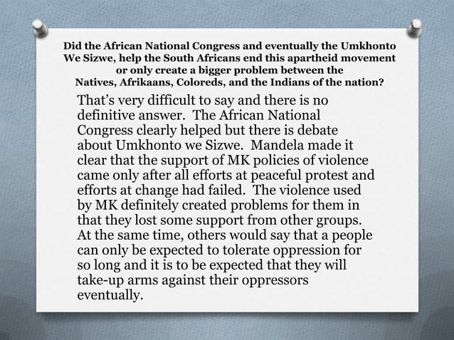 History civil rights compared to anti-apartheid movement (1) | PPTX