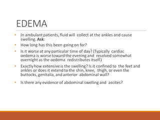 History taking of cardio vascular system.ppt