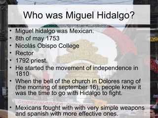 History Good Presentation Miguel Hidalgo | PPT