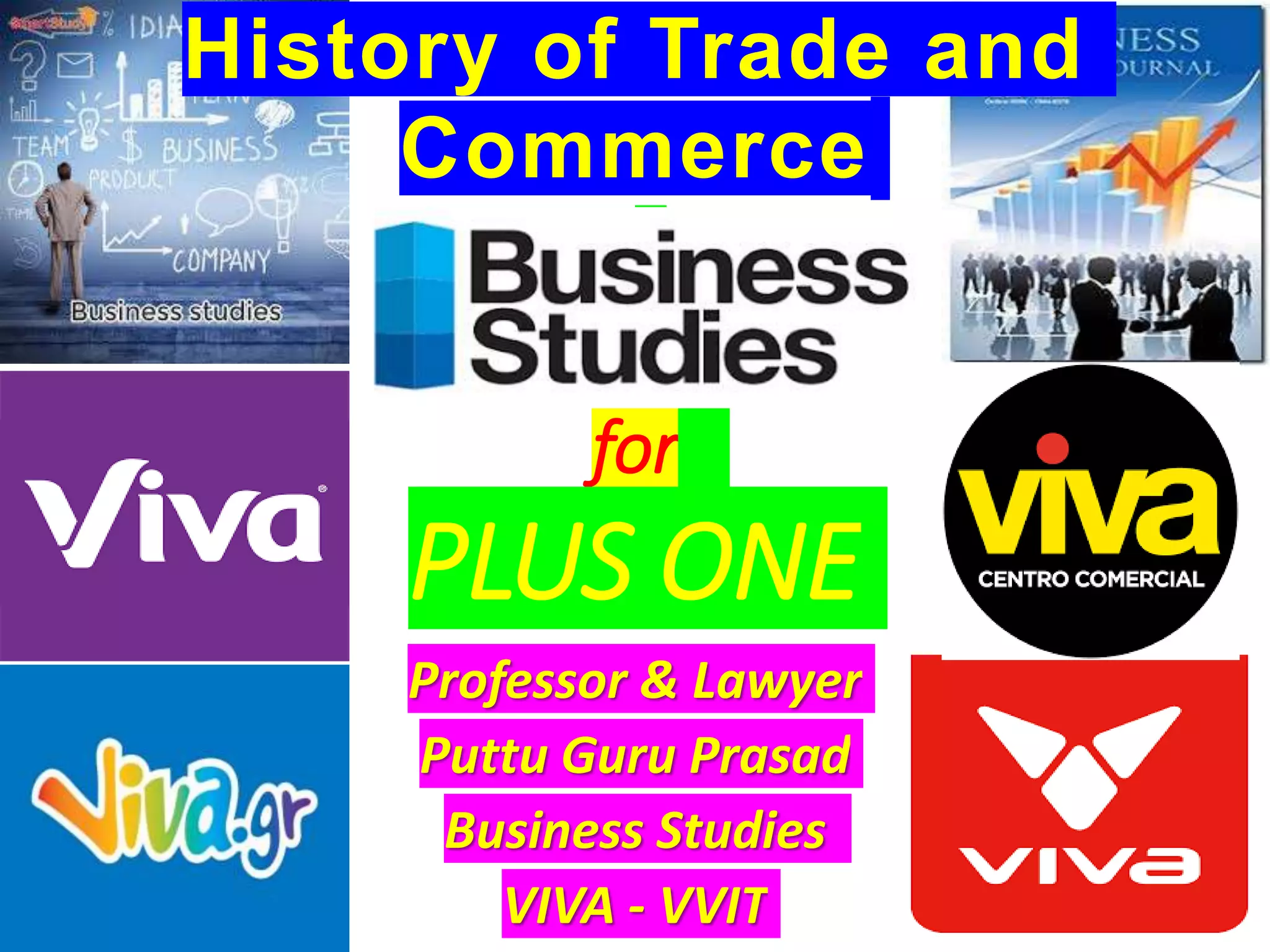History of Trade and Commerce in Ancient India . p1 VIVA VVIT | PPTX