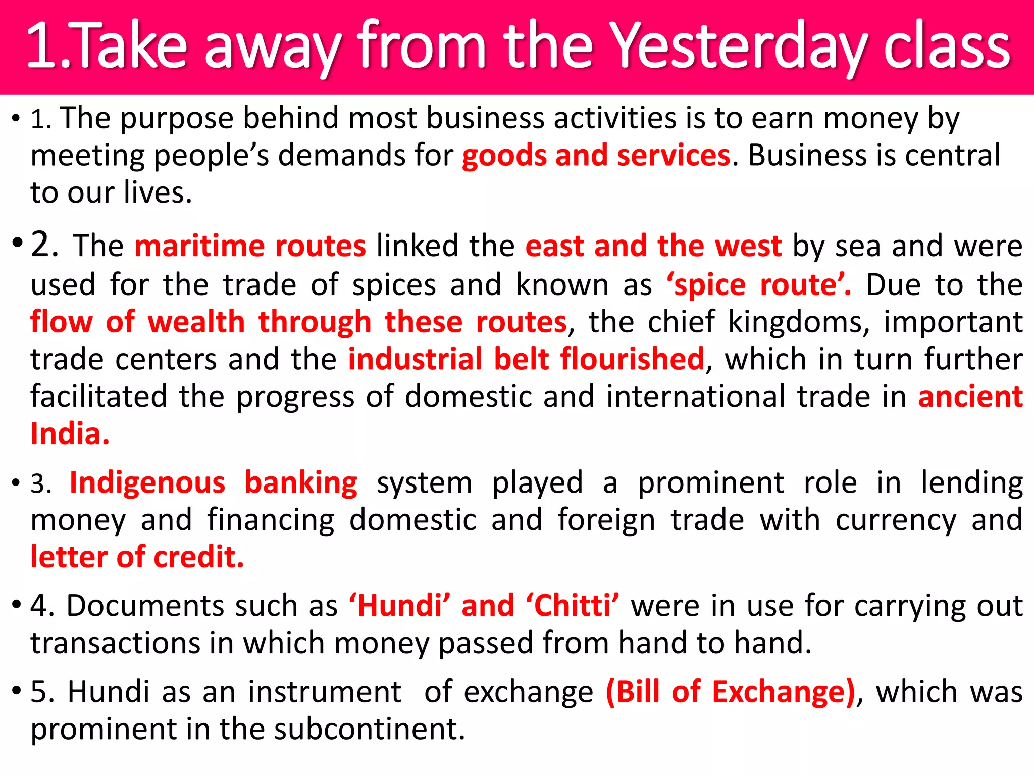 History of Trade and Commerce in Ancient India . p1 VIVA VVIT | PPTX