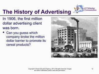 THE HISTORY OF ADVERTISING, GENERAL OVERVIEW | PPTX