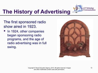 THE HISTORY OF ADVERTISING, GENERAL OVERVIEW | PPTX