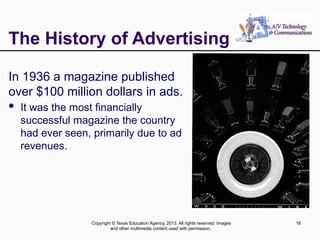 THE HISTORY OF ADVERTISING, GENERAL OVERVIEW | PPTX