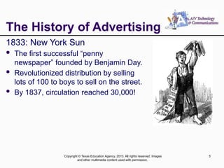 THE HISTORY OF ADVERTISING, GENERAL OVERVIEW | PPTX