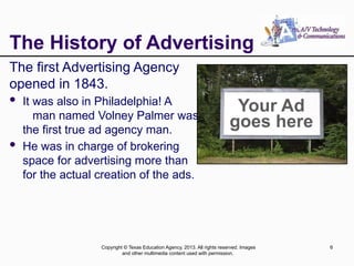 THE HISTORY OF ADVERTISING, GENERAL OVERVIEW | PPTX