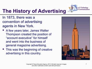 THE HISTORY OF ADVERTISING, GENERAL OVERVIEW | PPTX