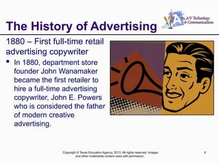THE HISTORY OF ADVERTISING, GENERAL OVERVIEW | PPTX