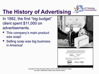 THE HISTORY OF ADVERTISING, GENERAL OVERVIEW | PPTX
