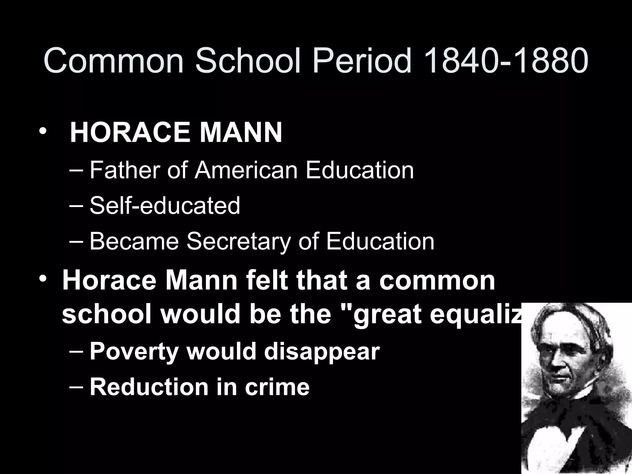 History Of American Education Part II | PPT