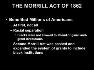 History Of American Education Part II | PPT