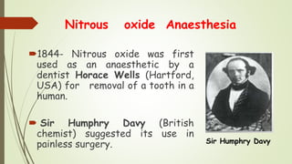 History-of-Anaesthesia & Origin of Anesthesia | PPTX