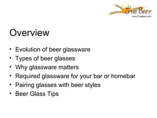 Beer Glassware Primer | PPT
