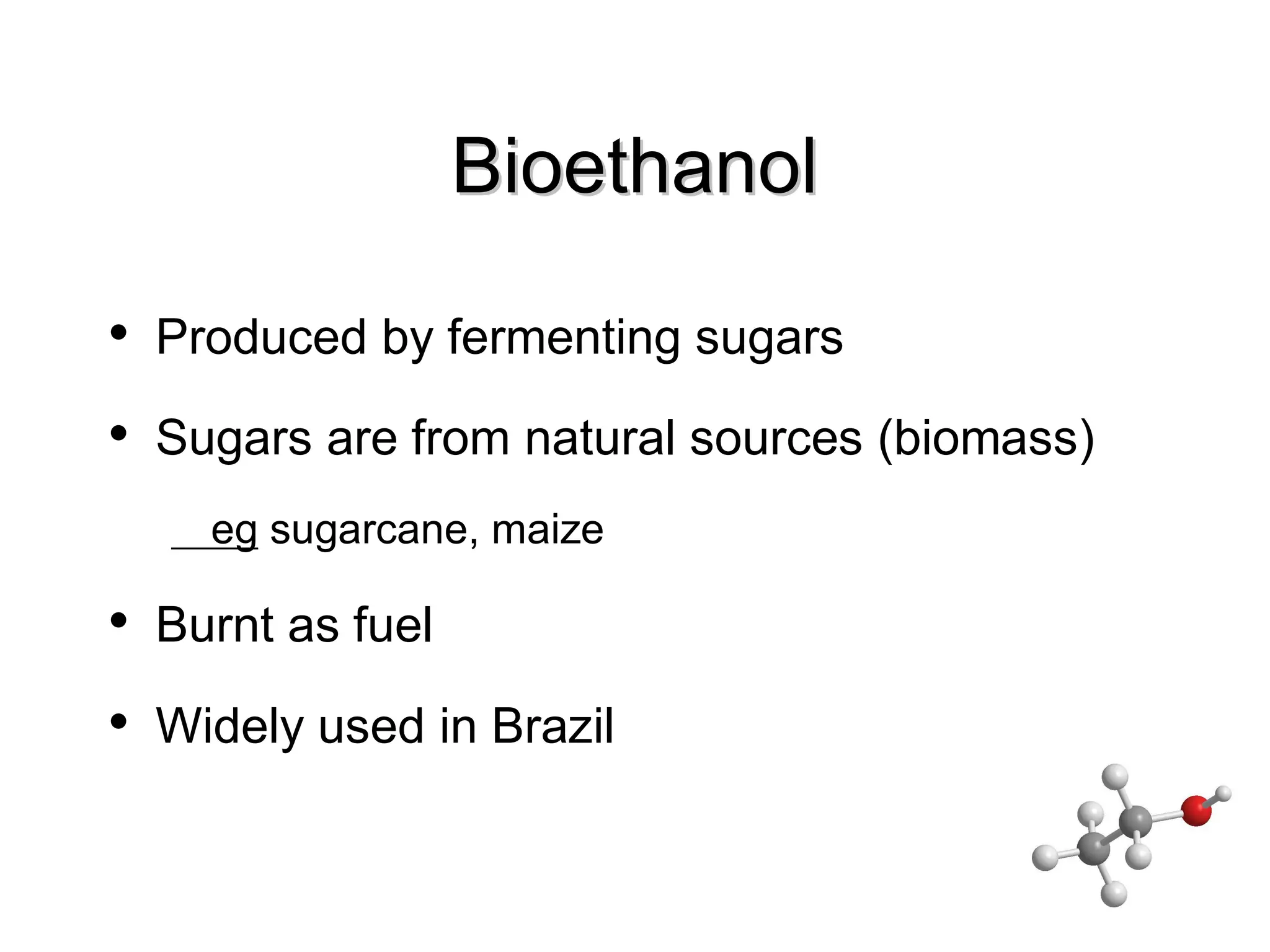 History Of Bioethanol Presentation | PDF