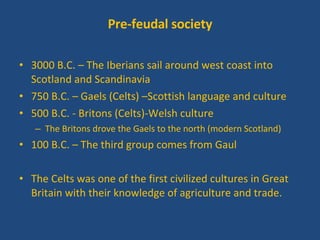 Lesson 1-History Of Britain Part 1 (2003) | PPT