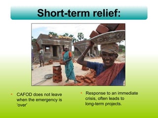 History Of Cafod | PPT | Non-Profit Organizations | Industries