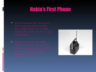 History Of Cell Phones | PPT | Smartphones | Consumer Electronics