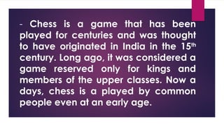 history-of-chess (1).pptx for grade 8 std | PPT