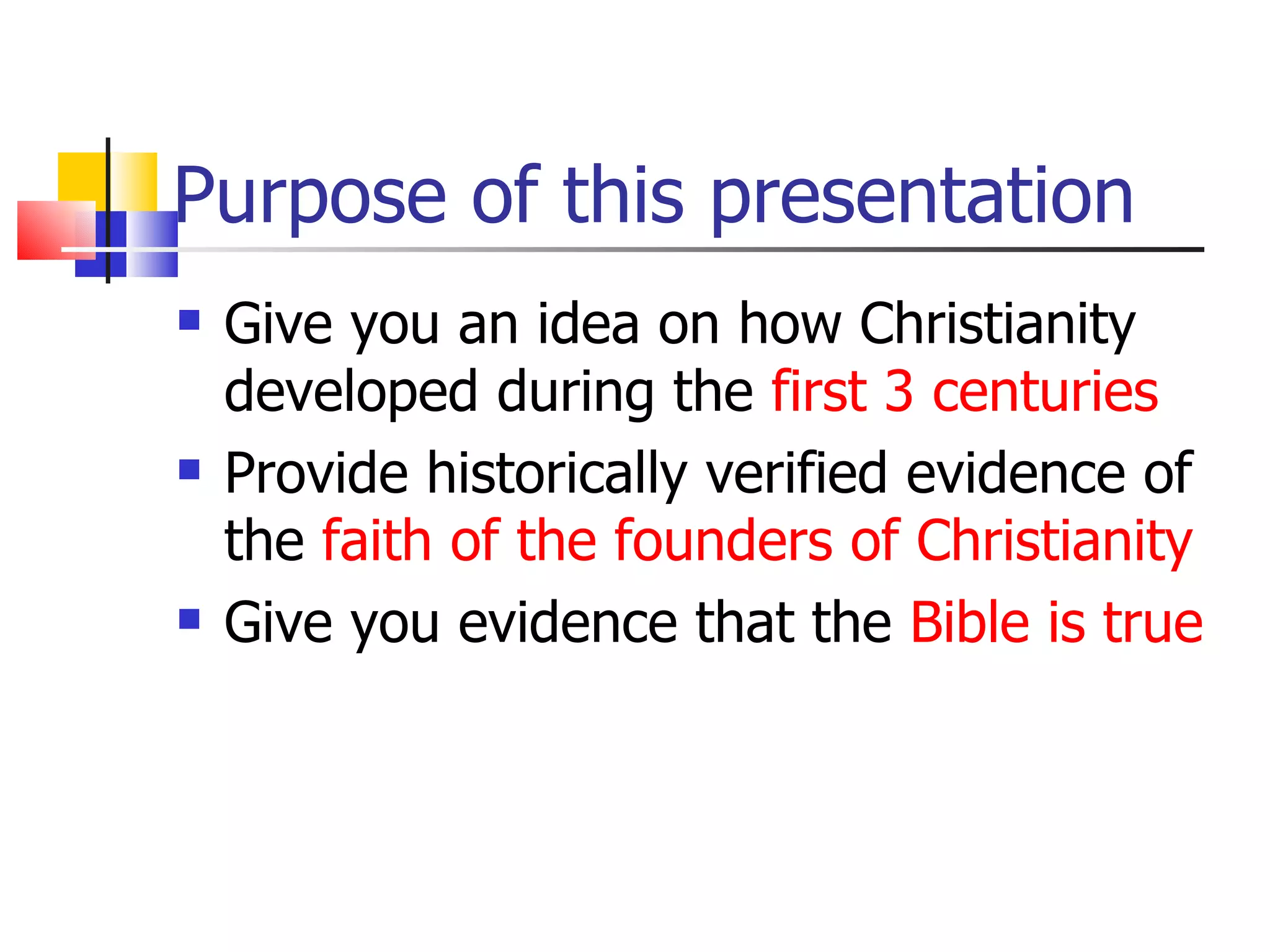 History Of Christianity | PPT