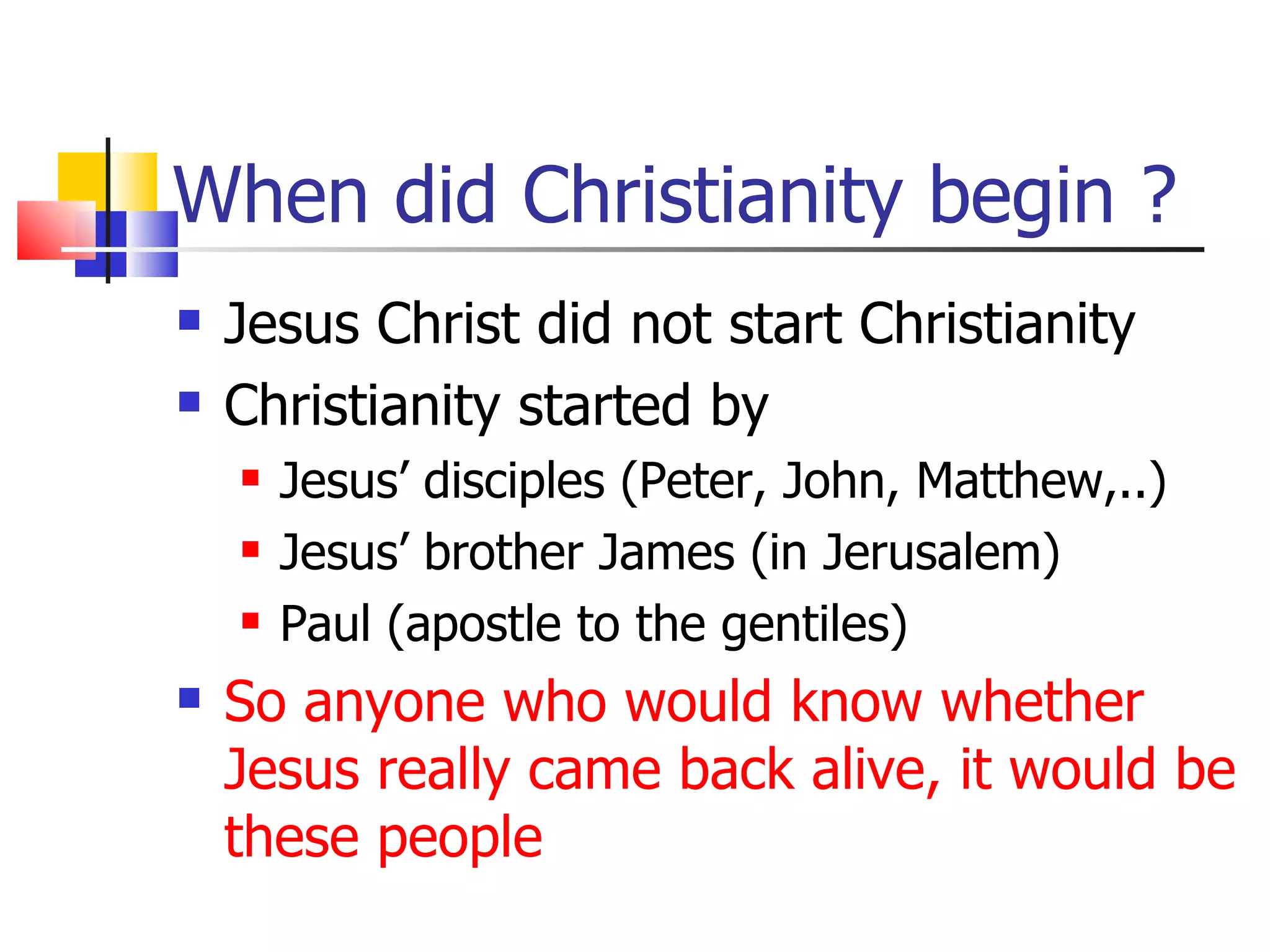 History Of Christianity | PPT