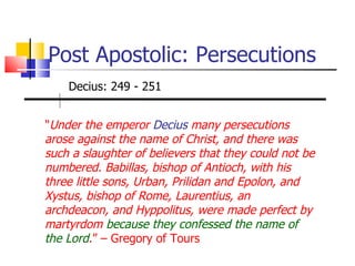 History Of Christianity | PPT